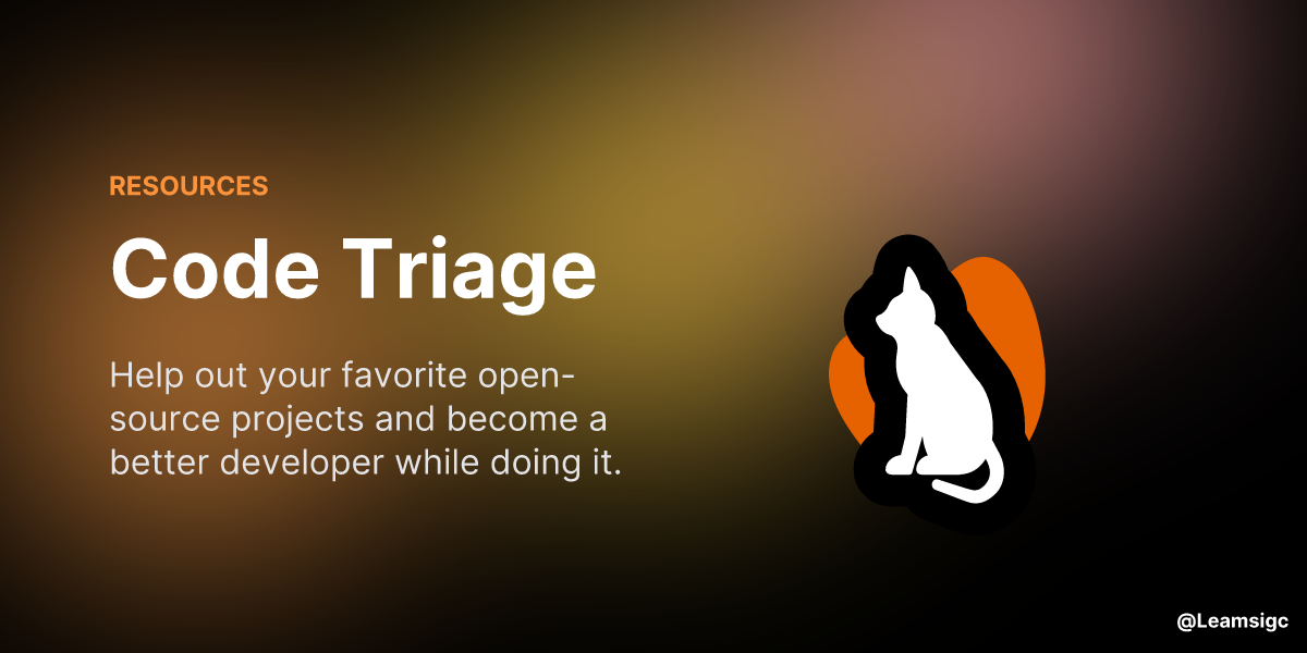 Code Triage | Must Know Resources for Developers by Giessen Dev