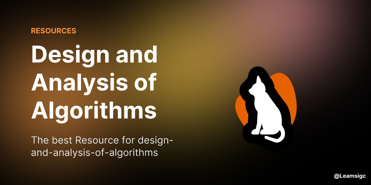 Design And Analysis Of Algorithms Must Know Resources For Developers