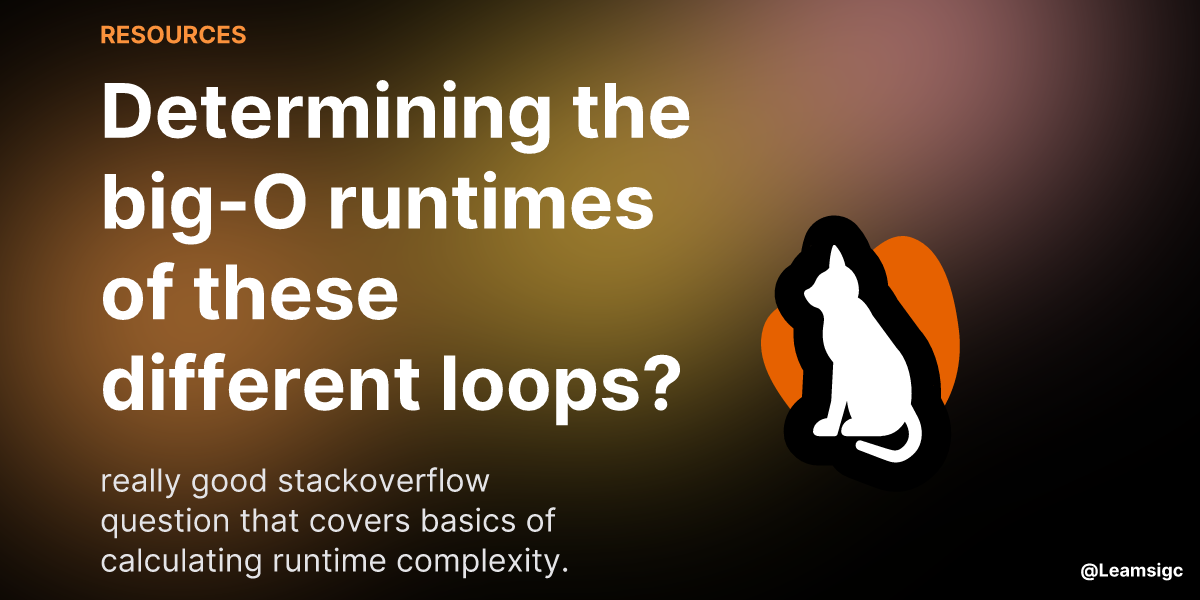 Determining The Big O Runtimes Of These Different Loops Must Know Resources For Developers By