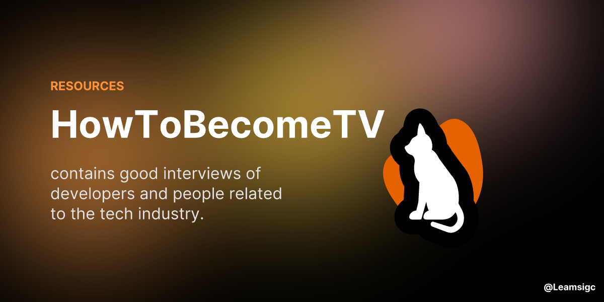 HowToBecomeTV | Must Know Resources for Developers by Giessen Dev