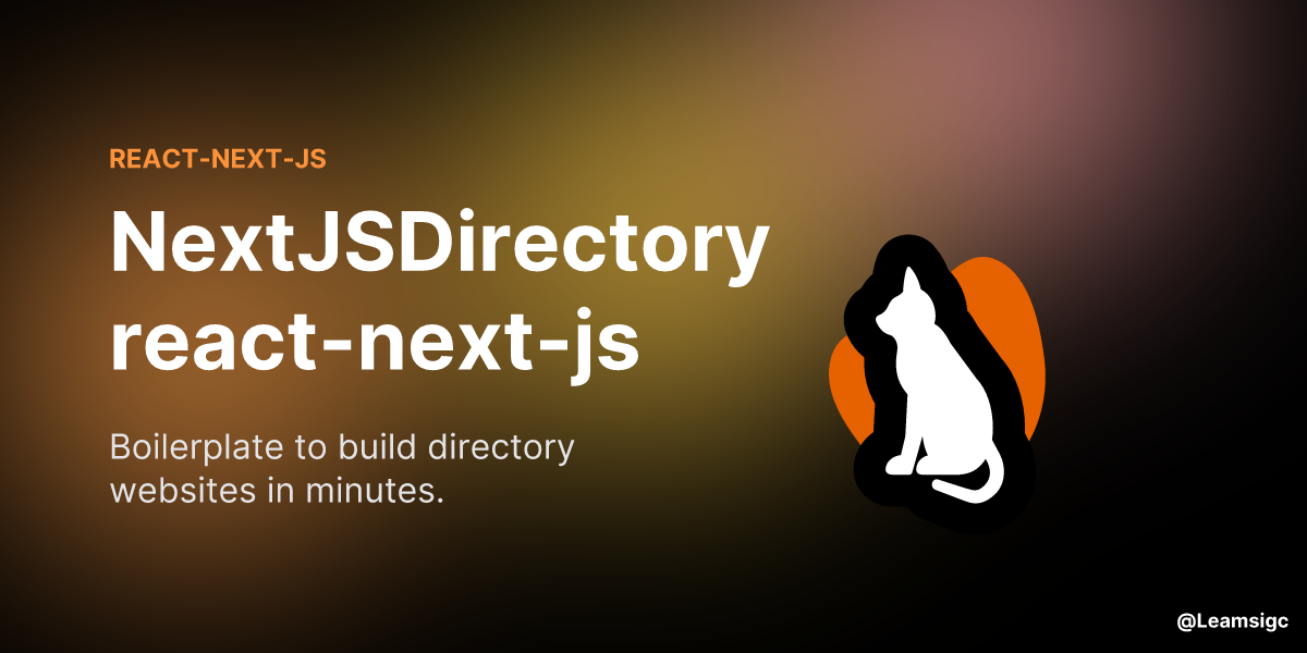Nextjsdirectory React Next Js Must Know Resources For Developers By Giessen Dev