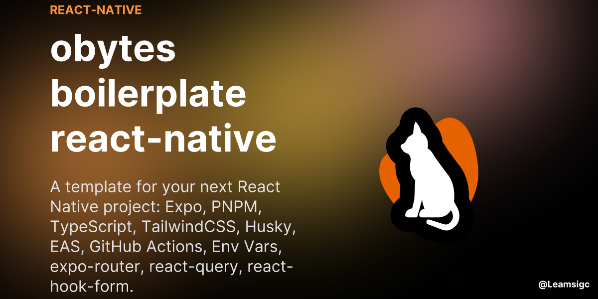 obytes boilerplate react-native | Must Know Resources for Developers by ...