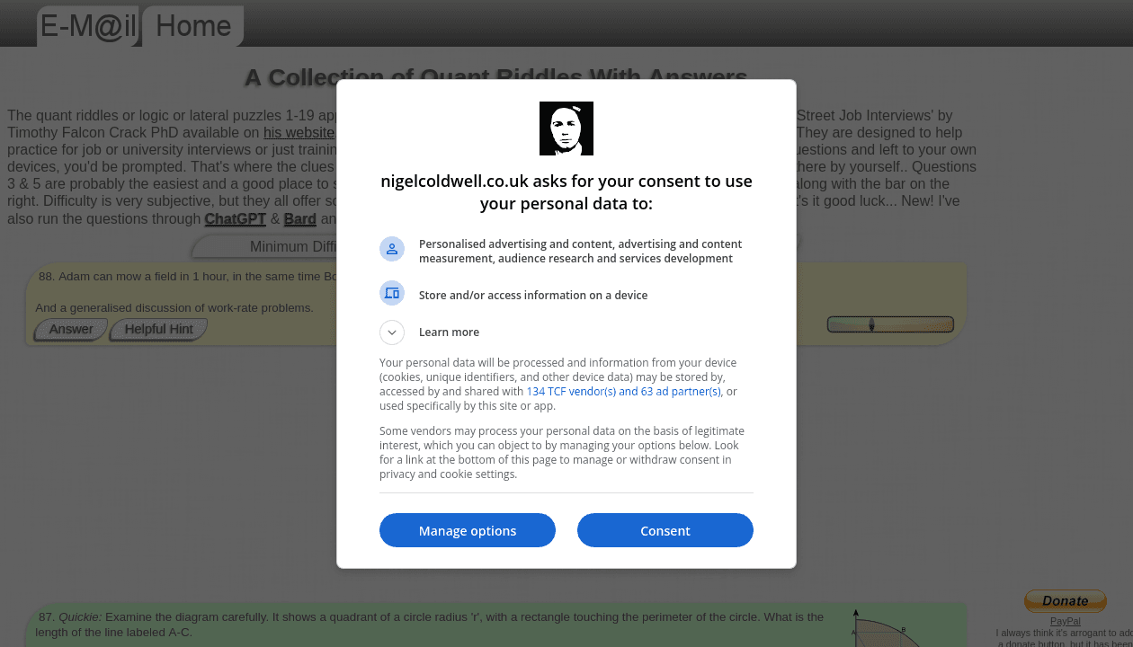 A Collection of Quant Riddles With Answers | Must Know Resources for Developers by Giessen Dev
