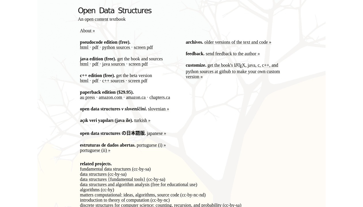 Open Data Structures | Must Know Resources for Developers by Giessen Dev