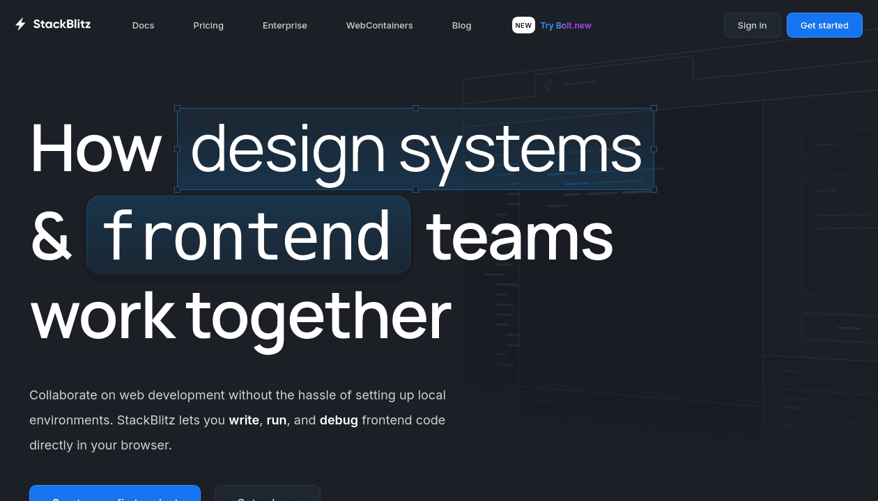 StackBlitz | Must Know Resources for Developers by Giessen Dev