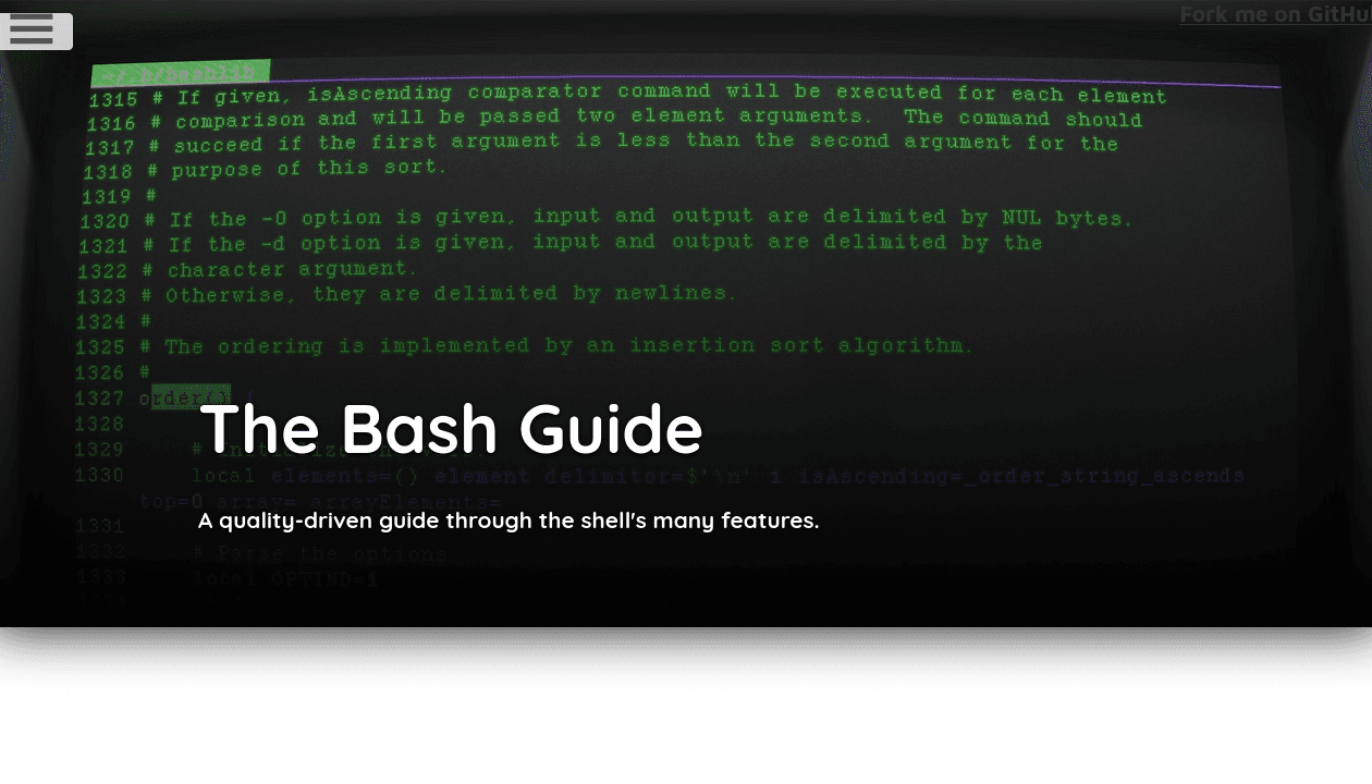 The Bash Guide | Must Know Resources for Developers by Giessen Dev