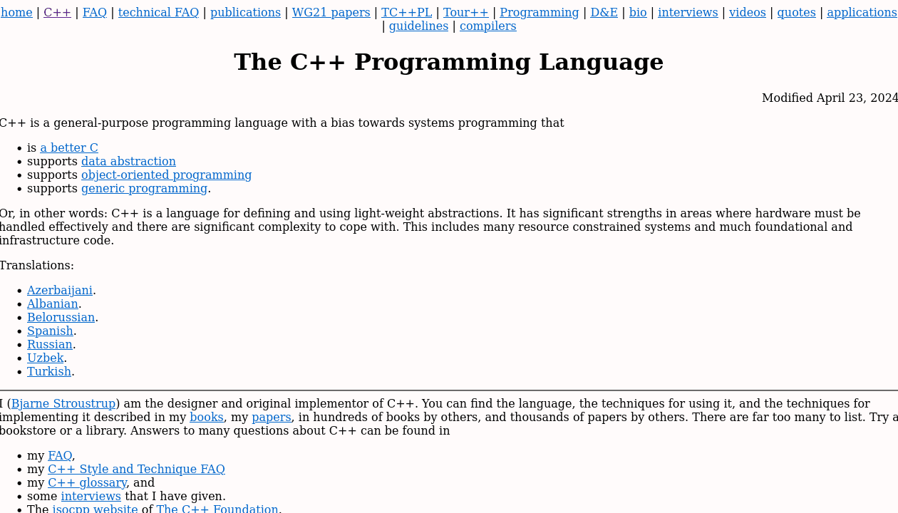 The C++ Programming Language | Must Know Resources for Developers by Giessen Dev